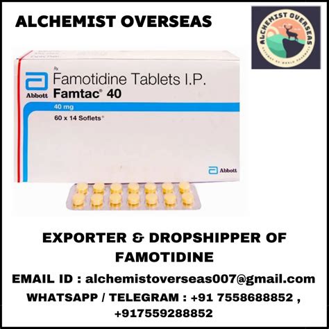 Famotidine 40 Mg Tablet At Rs 140box Pharmaceutical Tablets In