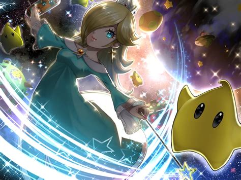 Rosalina And Luma Mario And More Drawn By Delsaber Danbooru