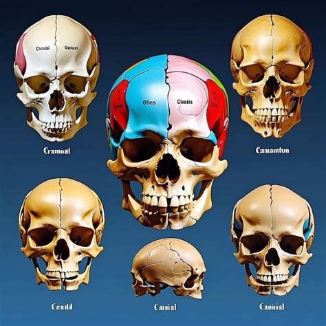 Premium Photo Cranial Cavity The Bones Of The Cranium The Bones Of