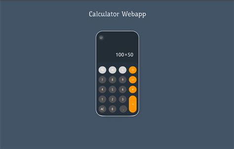 Calculator Webapp Figma