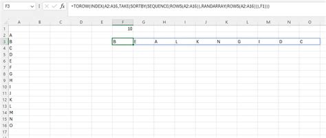 Excel Randarray With Unique Values Stack Overflow