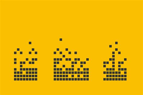 픽셀 모자이크 픽셀 감소 그림입니다 떨어지는 픽셀 추상적 배경입니다 개념에 대한 스톡 벡터 아트 및 기타 이미지 개념 검은색 그라데이션 Istock
