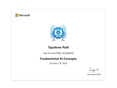 Tejashree Patil On Linkedin Ai Microsoft