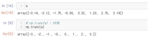 Numpy 반올림 올림 버림 Python Numpy로 반올림 올림 내림 버림으로 데이터 처리를 By