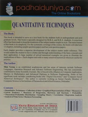 English Quantitative Techniques Books At ₹ 495 In New Delhi Id