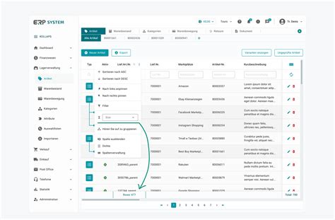 Erp System Material Ui Kit Component Data Grid Behance Behance