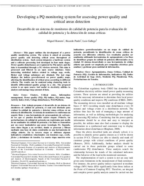 Pdf Developing A Pq Monitoring System For Assessing Power Quality And Critical Areas Detection