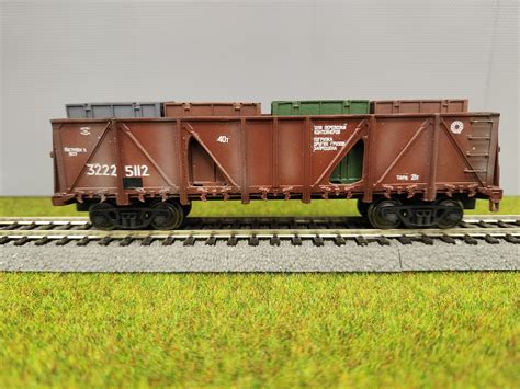 Вагон контейнеровоз 12 Н001 с 4 контейнерами со следами купить с доставкой по России Семафор