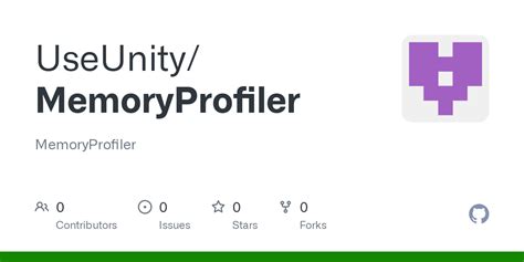 Github Useunitymemoryprofiler Memoryprofiler