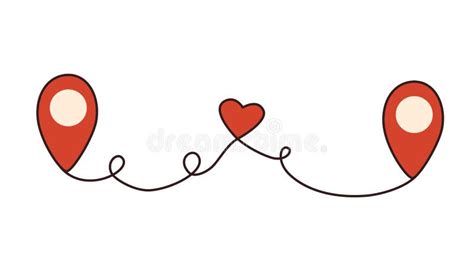 Way Between Two Points Location Pointers Gps Navigation And Travel