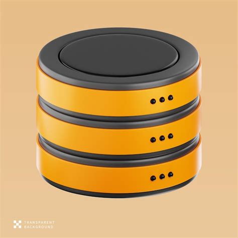 Premium Psd Psd Database Server 3d Illustration