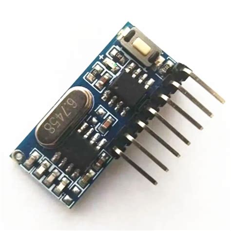 433mhz RF Receiver Learning Code Decoder Module 433 Mhz Wireless 4 Channel Output Diy Kit For