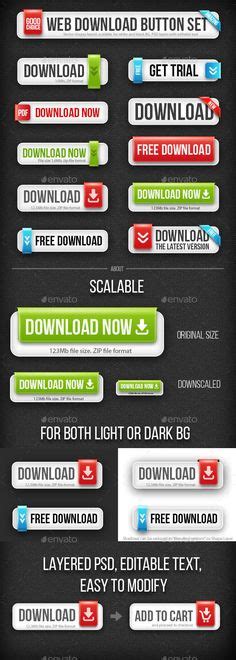 Popular Web Buttons PSD Ideas Buttons Psd Web Design