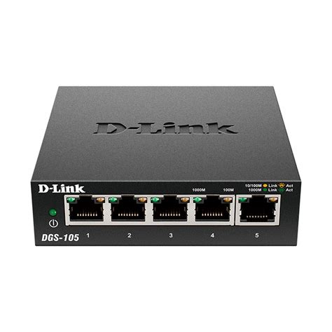 D Link Switch 5 Port GigaBit DGS 105 System Max