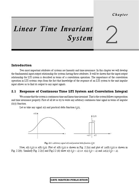 Lti Systems Convolution Explained Pdf Convolution Mathematical Physics