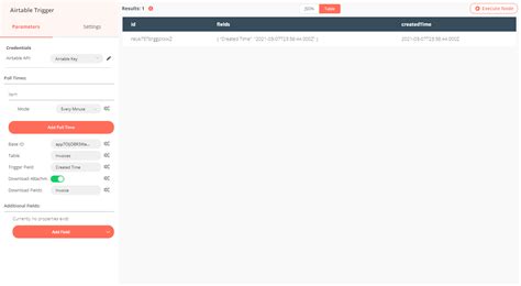trouble with airtable trigger questions n8n
