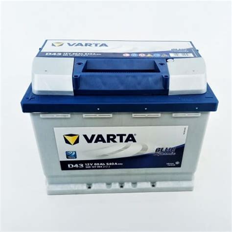 Аккумулятор Varta 6СТ-60 BLUE dynamic (D43) (560127054) купить, цена ...