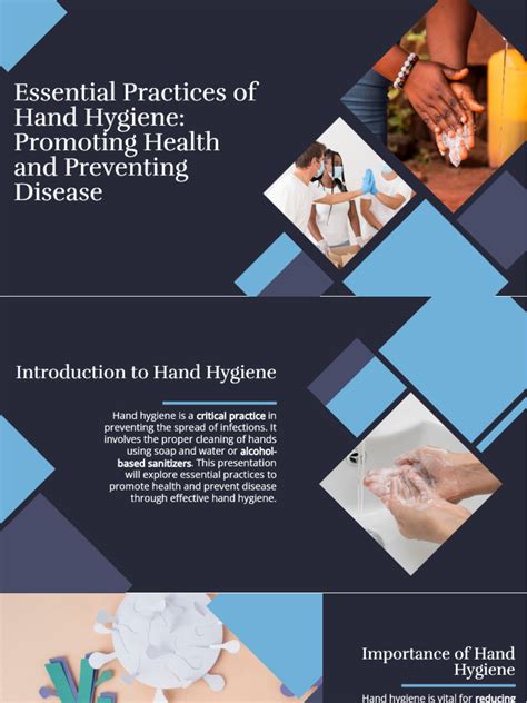 Slidesgo Essential Practices Of Hand Hygiene Promoting Health And