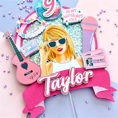 Taylor Swiftie Cake Toppers Etsy