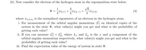 solved Ψ 41ψ2 1 1 43ψ3 2 −1 46ψ4 1 0 where ψn l ml is the
