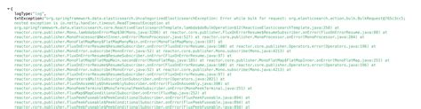 Spring Data Elasticsearch Timeout Exception