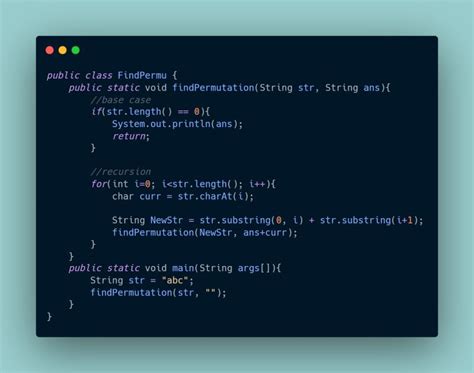 100daysofcode Java Recursion Stringpermutations Aditi Jha