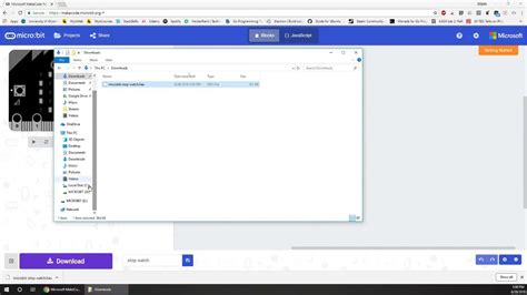 Uploading A Hex File To A Microbit On A Windows Machine Youtube