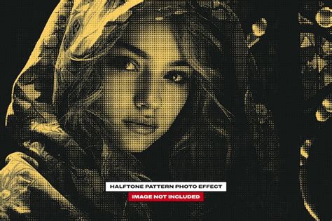 Premium Psd Halftone Pattern Photo Effect