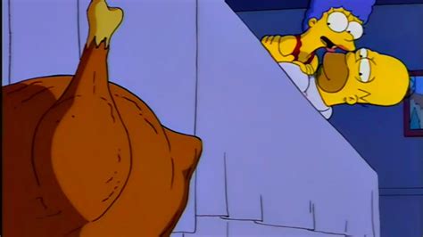 Simpsons Oh Margie You Came And You Found Me A Turkey From The Last Temptation Of Homer