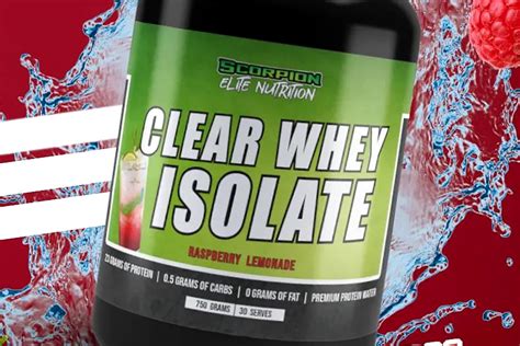 Scorpion Supplements Raspberry Lemonade Clear Whey Isolate
