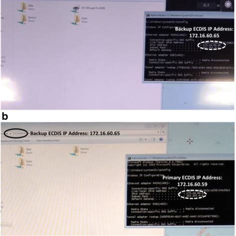 The Testing Setup For The Primary Ecdis A And Backup Ecdis B Download Scientific Diagram