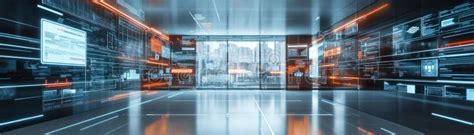 File Integration Futuristic Virtual Tech Showcasing A Document