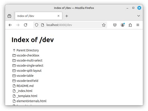 Github Benderawds Plugin Directory Index Directory Index Plugin For Web Dev Server
