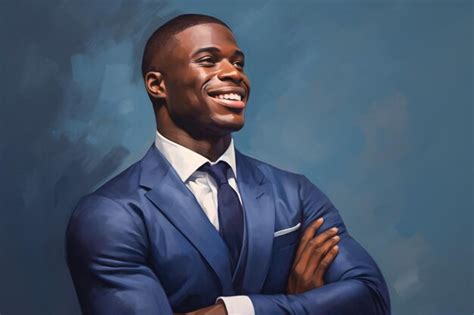 A Man In A Suit And Tie Premium Ai Generated Image