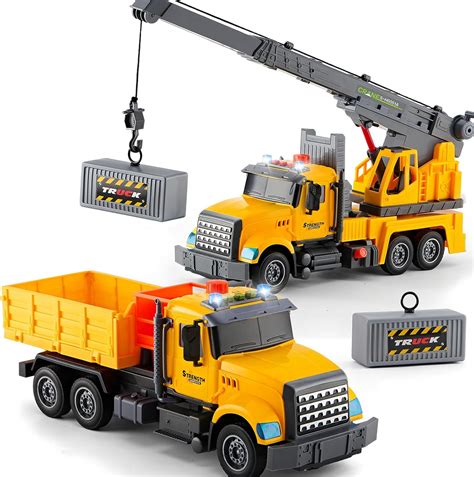 2pcs Large Size Construction Engineering Truck Toy Set