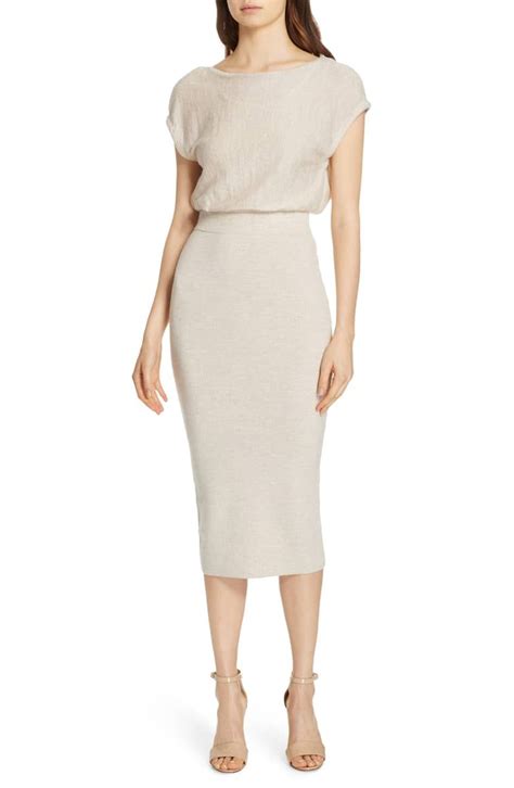 Alice Olivia Shara Twist Back Blouson Dress Nordstrom Nordstrom
