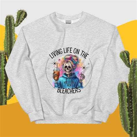 Bleacher Mom Png Iced Coffee Skeleton Graphic Wrestling Sporty