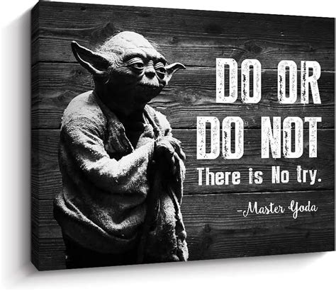 Yoda Poster Quotes Yoda Quote Poster 16 X 20 Motivational