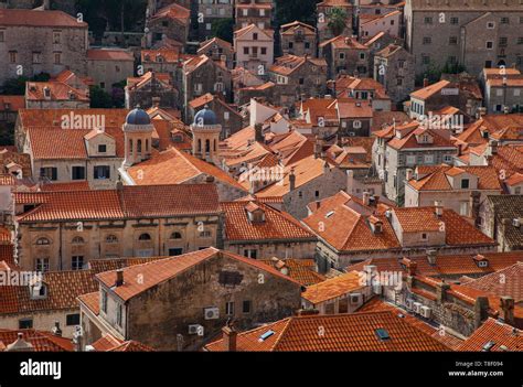 Casco Antiguo De Dubrovnik Ciudad De Dubrovnik Croacia Mar Adriático