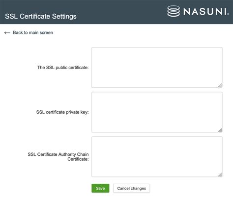 Tlsssl Certificates Access Anywhere Documentation