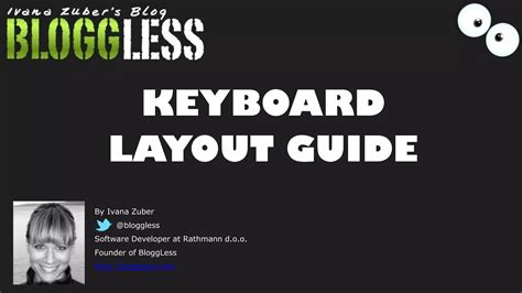 Guide To Different Keyboard Layouts Ppt