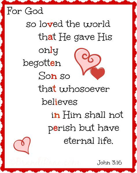Brandi Raae For God So Loved The World Printable {updated}