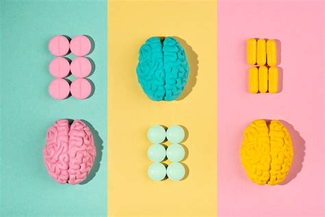 Premium Photo Collection Of Pills For Brain Boost And Memory Improvement