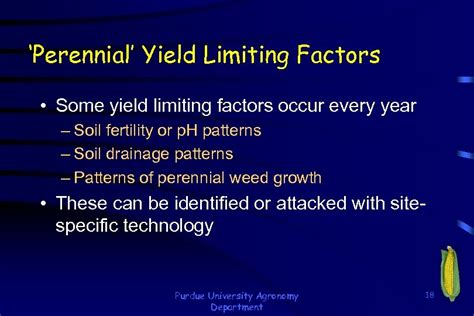 Understanding Factors That Limit Yield In Corn R