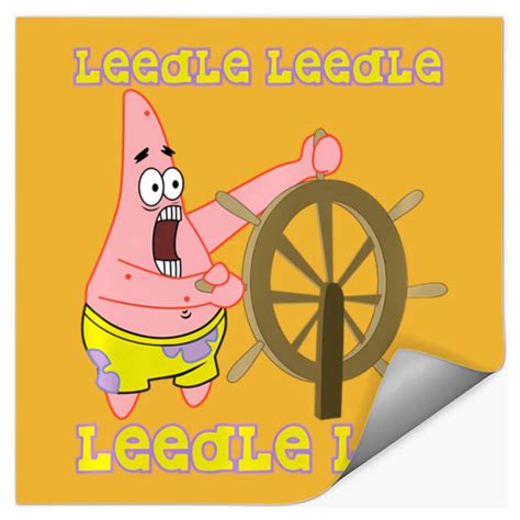 Mademark X Spongebob Squarepants Patrick Star Leedle Leedle Leedle Lee Stickers Sold By
