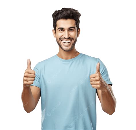 Smiling Man Giving Thumbs Up, Man Thumbs Up, Happy Guy, Positive Gesture PNG Transparent Image ...