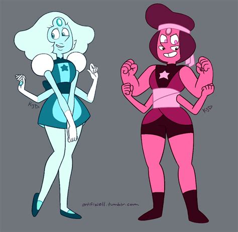 Cute Ruby And Sapphires Fusions With Pearl Steven Universe Fan