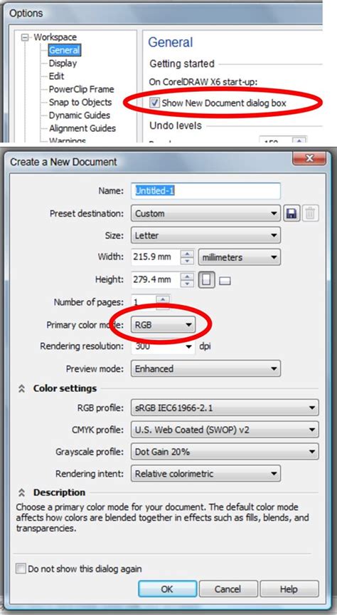 Viewing Workspace In RGB How Corel Draw X CorelDRAW X CorelDRAW Graphics Suite X
