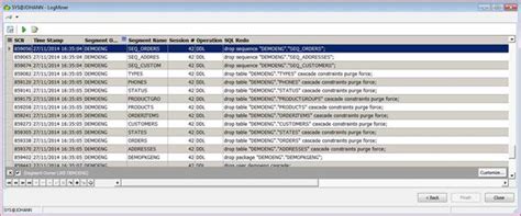 restore database after fatal user error