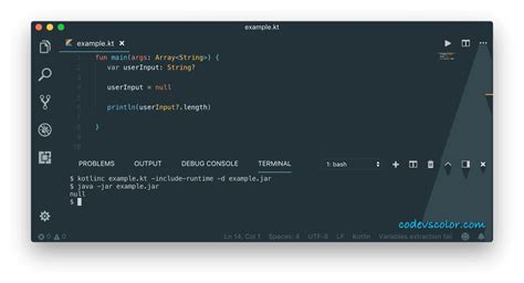 Safe Call Operator In Kotlin With Example Codevscolor